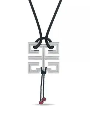 Cartier Le Baiser Du Dragon 18k White Gold Pendant Necklace - Silver