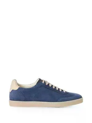 Brunello Cucinelli Suede Lace-up Sneakers - Blue