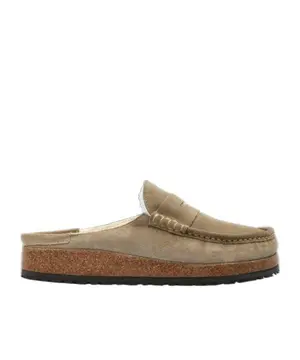BIRKENSTOCK Naples Slippers - Beige