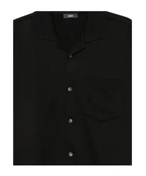 Herno Chest-pocket Short-sleeved Button-up Shirt
