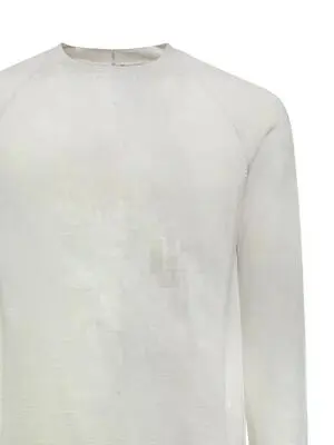 Eleventy Beige Wool Knitted V-neck Sweater - Neutrals