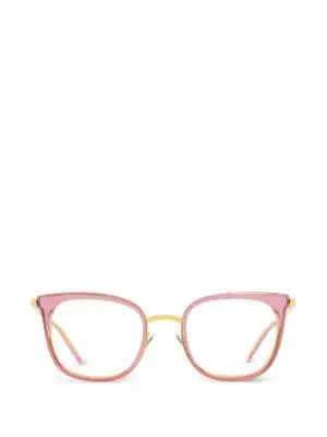 Pomellato Square Frame Glasses - Pink