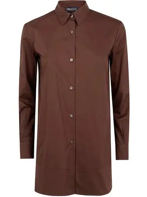 DRHOPE Long Sleeve Cotton Shirt