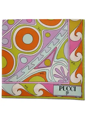 Emilio Pucci Foulard 90x90 Silk Twill - Multi