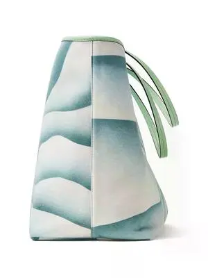 Versace Vivian Large Canvas Tote - White