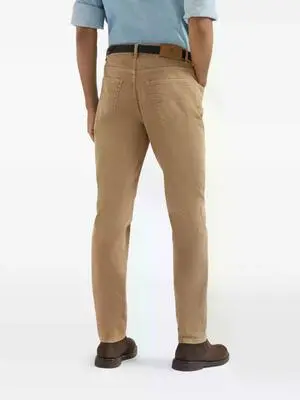 Brunello Cucinelli Garment-dyed Lightweight Denim Trousers