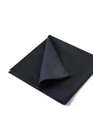 Brunello Cucinelli Virgin Wool And Silk Twill Pocket Square - Blue