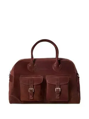 Brunello Cucinelli Suede Weekender Bag