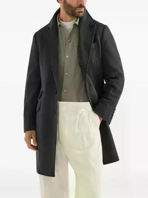 Brunello Cucinelli Lightweight Virgin Wool Cloth Coat