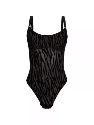 HEIST The Nieve Flocked Mesh Bodysuit
