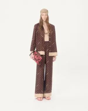 Valentino Garavani Stelline Firma Starry Twill Trousers