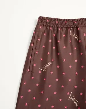 Valentino Garavani Stelline Firma Starry Twill Trousers