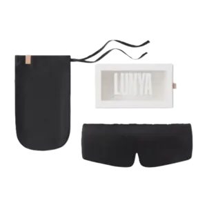 Lunya Washable Silk Eye Mask Immersed Black - One-color