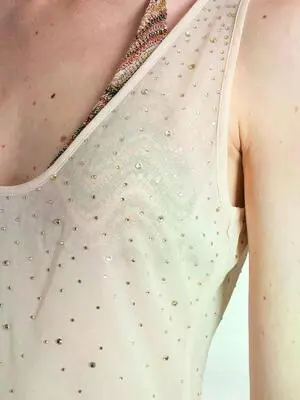 MC2 SAINT BARTH Raya Crystal Embellished Mini Dress