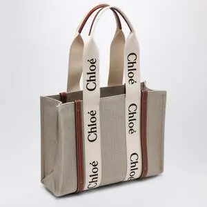 Chloé Woody Medium Bag - White