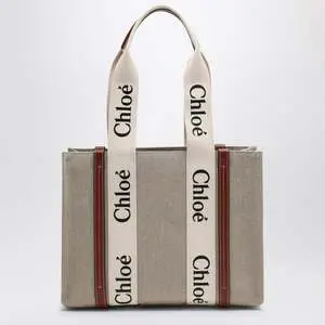 Chloé Woody Medium Bag - White
