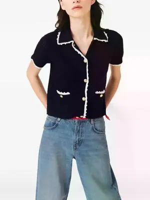 Maje Short-sleeve Shirt - Blue