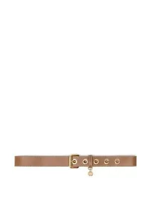 Maje Eyelet-embellished Belt - Brown