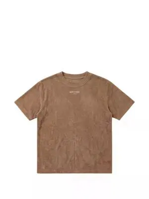 MURPHY&NYE Towelling Logo-print T-shirt - Brown