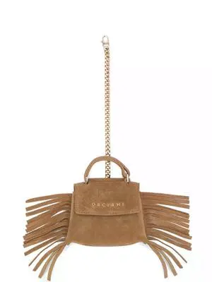 Orciani Suede Fringe Tote Bag