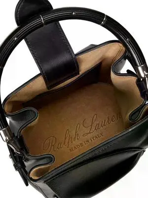Ralph Lauren Pleated Leather Bucket Bag