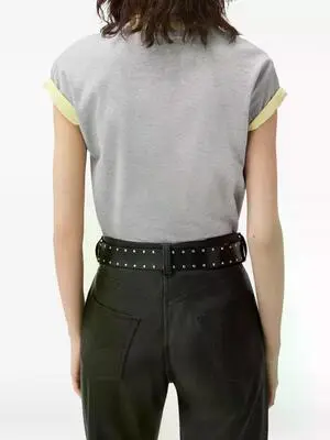 Versace Logo Print Layered Effect T-shirt