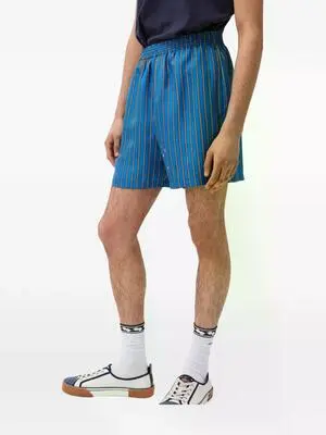 Versace Printed Silk Twill Shorts