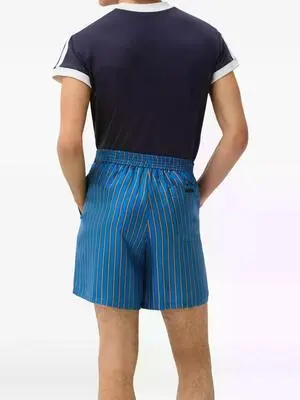 Versace Printed Silk Twill Shorts