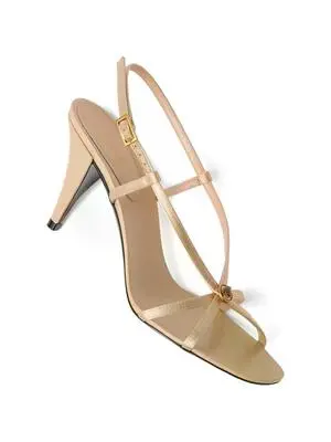 Versace Valentina Satin Stiletto Sandals