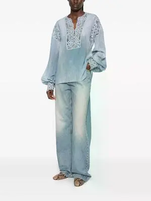 Ermanno Scervino Long Sleeve Blouse