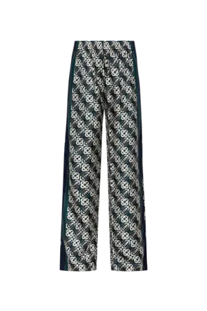 Casablanca Silk Monogram Trousers