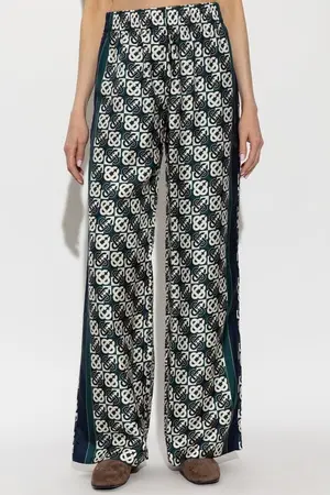Casablanca Silk Monogram Trousers