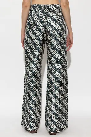 Casablanca Silk Monogram Trousers