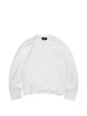 REPRESENT Long Sleeve Slub Knit T-shirt