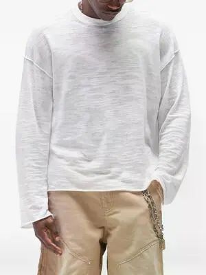 REPRESENT Long Sleeve Slub Knit T-shirt