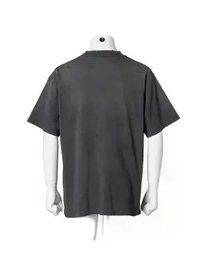 SAINT MXXXXXX Graphic-print Distressed T-shirt