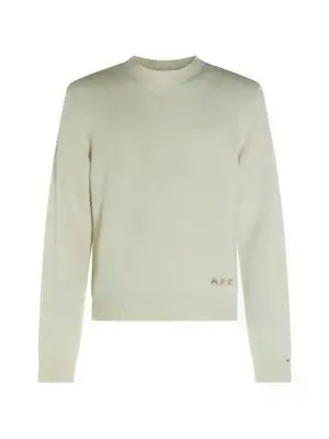 A.p.c. Logo-knit Wool Sweatshirt