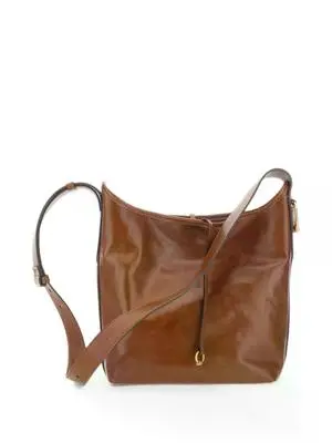 GIANNI CHIARINI Carla Leather Shoulder Bag