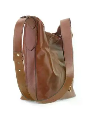 GIANNI CHIARINI Carla Leather Shoulder Bag