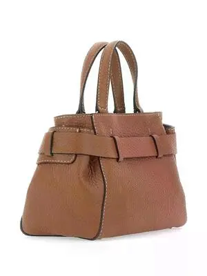 GIANNI CHIARINI Miranda Knotted Leather Tote Bag