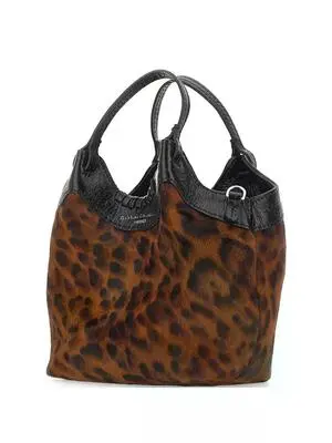 GIANNI CHIARINI Dua Leopard-print Tote Bag