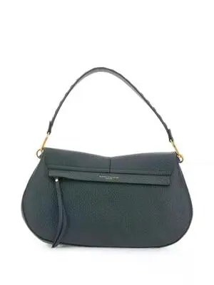 GIANNI CHIARINI Helena Round Grained Leather Shoulder Bag