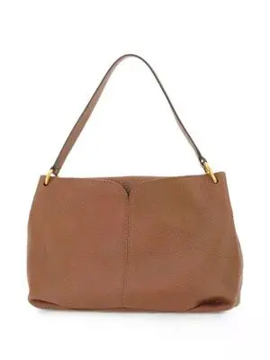 GIANNI CHIARINI Sandra Grained Leather Shoulder Bag
