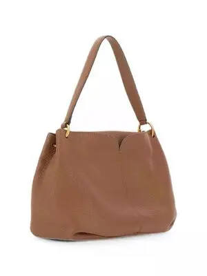 GIANNI CHIARINI Sandra Grained Leather Shoulder Bag