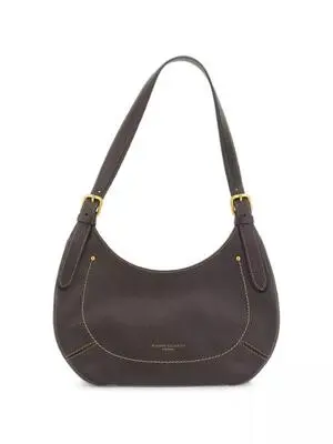 GIANNI CHIARINI Gabry Hammered Leather Shoulder Bag - Brown