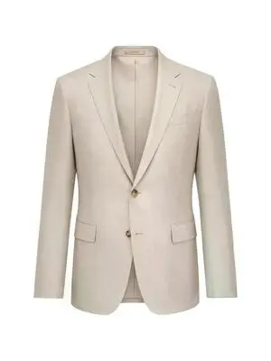 Zegna Textured Single-breasted Blazer - Neutrals