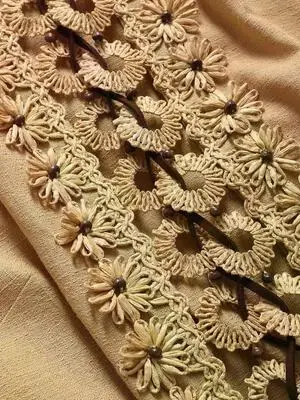 Zimmermann Floral Appliqué Lace-up Dress