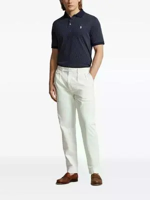 Polo Ralph Lauren Polo Pony Polka-dot Polo Shirt - Blue
