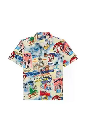 Polo Ralph Lauren Graphic-print Polo Shirt - Neutrals