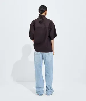 Bottega Veneta Sky Bleached Wide Leg Jeans